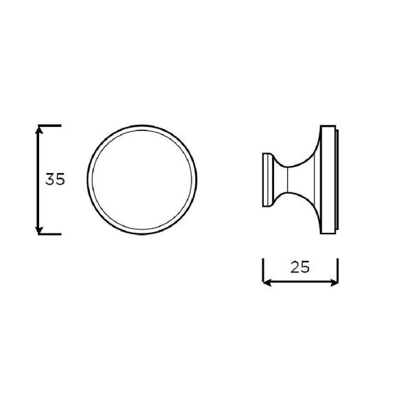 ROUND Knobs - Handle Heaven