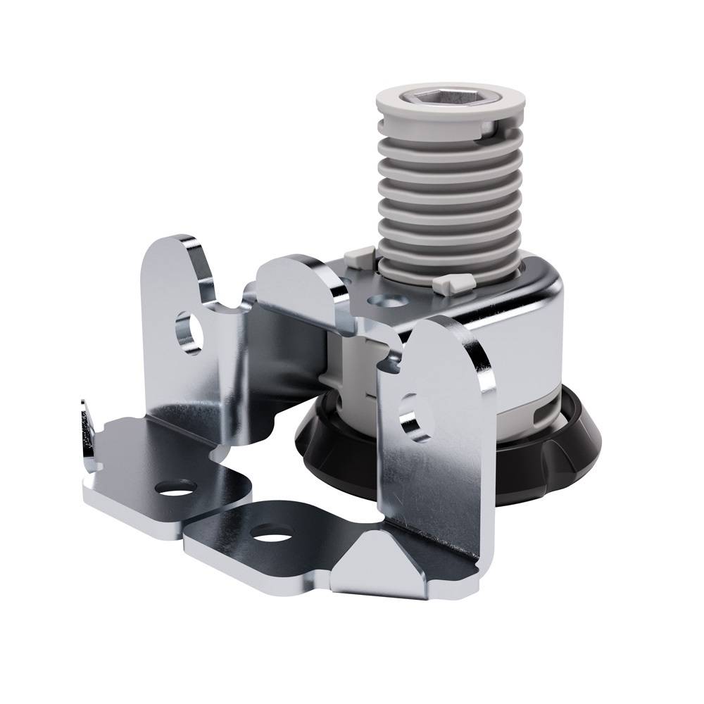 ADJUSTABLE FOOT for furniture height levelling adjustment PACK of 4 ECF ...