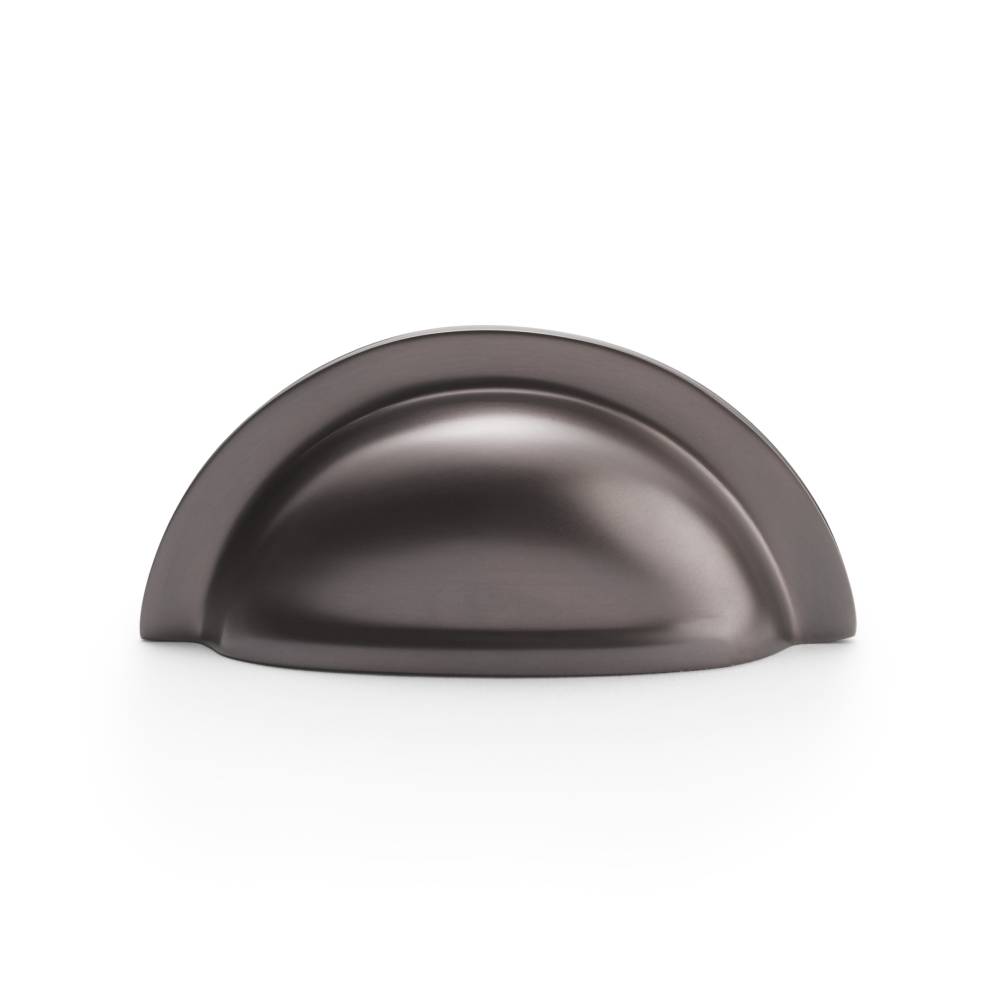 BARDOM RIDGED CUP Cupboard Handle - 76mm h/c size - 8 finishes (AW903 ...