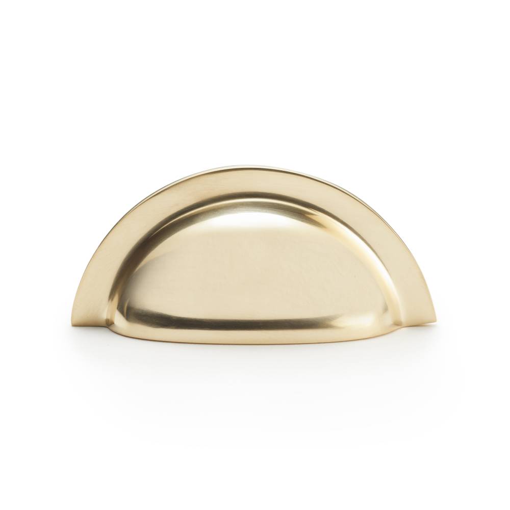 BARDOM RIDGED CUP Cupboard Handle - 76mm h/c size - 8 finishes (AW903 ...