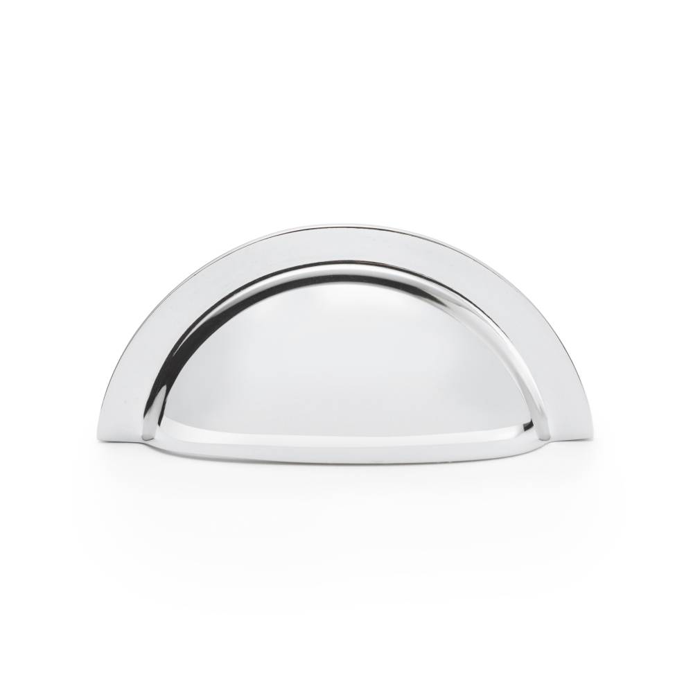 BARDOM RIDGED CUP Cupboard Handle - 76mm h/c size - 8 finishes (AW903 ...