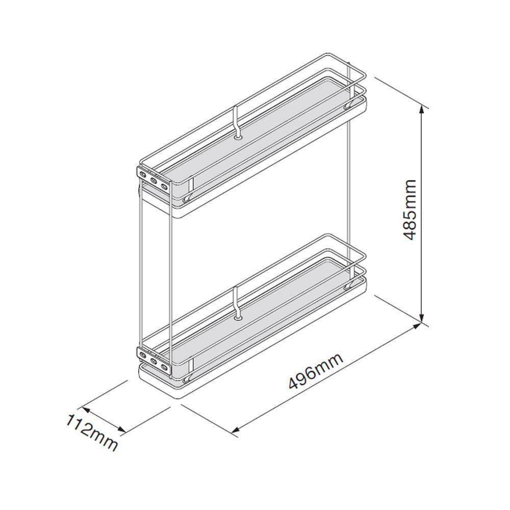 BASE PULL-OUT UNIT Innostor Plus to suit 150mm wide cabinet - 2 ...