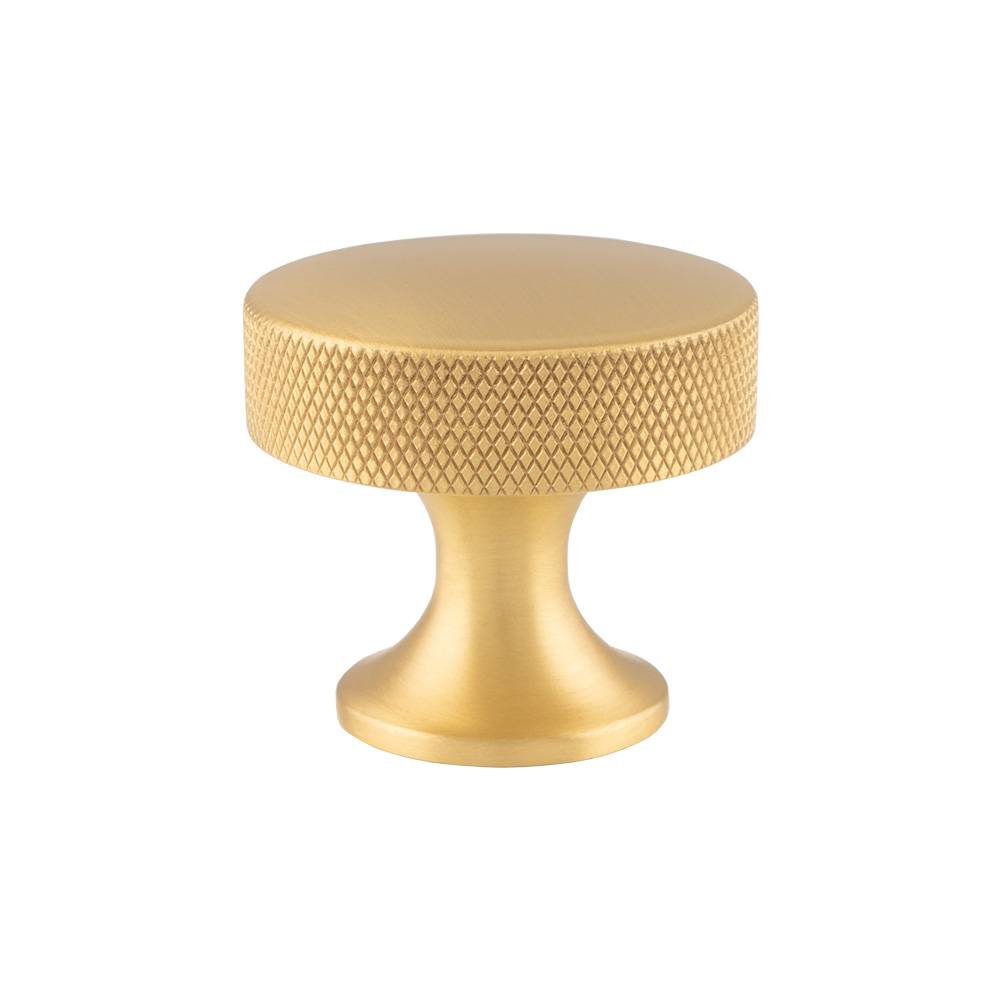 BERLIN KNURLED KNOB Cupboard Handle - 38mm diameter - 9 finishes (AW841) - Handle Heaven