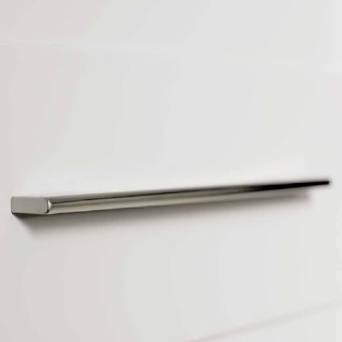 CHEADLE BLOCK PULL Cupboard Handle - 2 sizes - BRUSHED S/STEEL EFFECT ...
