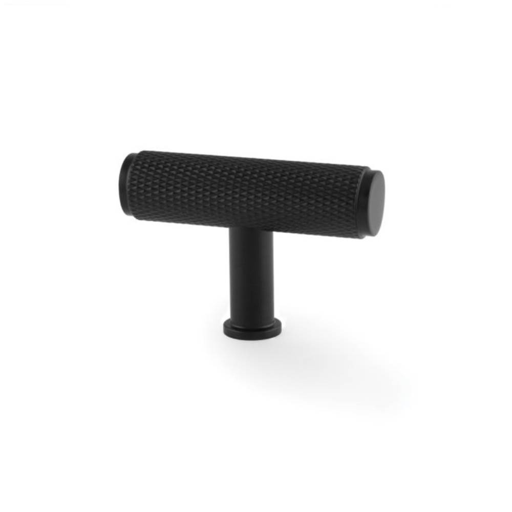 CRISPIN KNURLED T KNOB Cupboard Handle - 55mm long - 7 finishes (AW801 ...