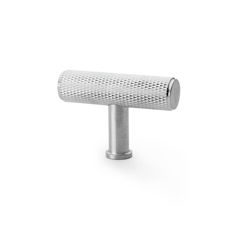 CRISPIN KNURLED T KNOB Cupboard Handle - 55mm long - 8 finishes (AW801 ...