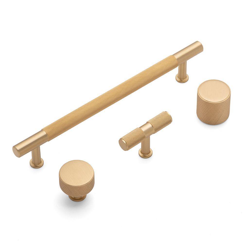 FENDER KNURLED T Bar Cupboard Handle - 2 sizes - 4 finishes ECF FF13960 ...