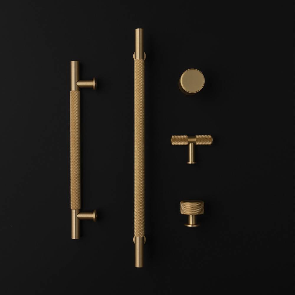 FENDER KNURLED T Bar Cupboard Handle - 2 sizes - 4 finishes ECF FF13960 ...