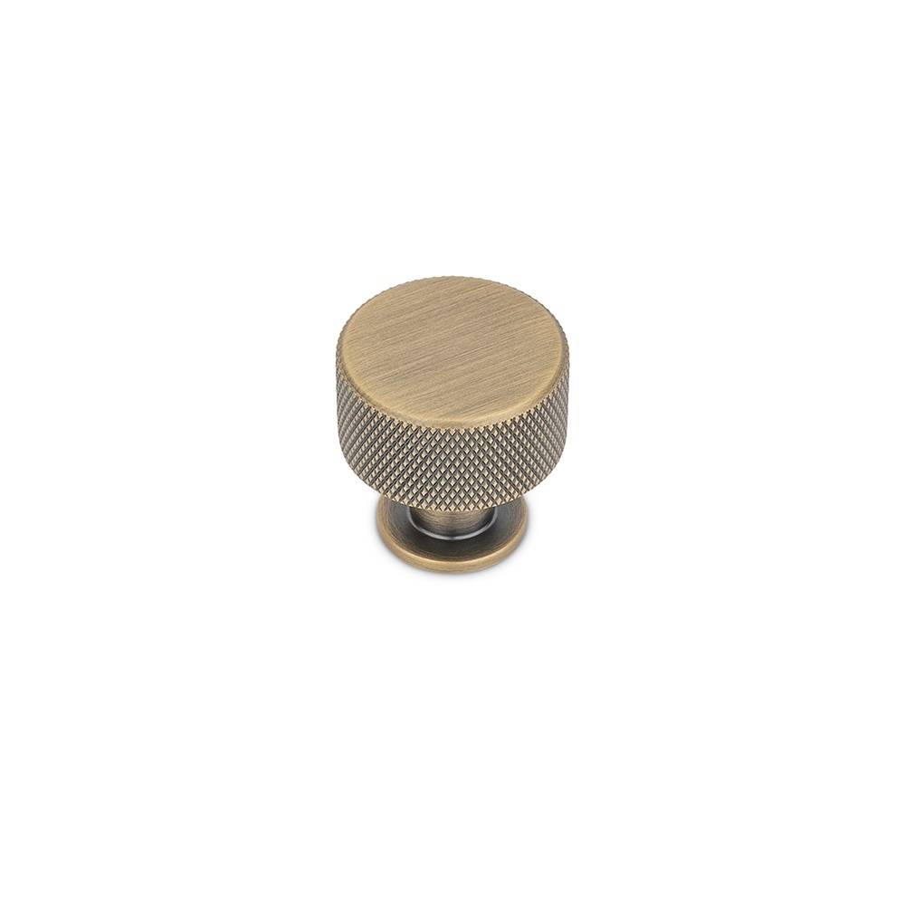 FENDER KNURLED Round Post Knob Cupboard Handle - 28mm diameter - 4 finishes ECF FF13900 - Handle ...
