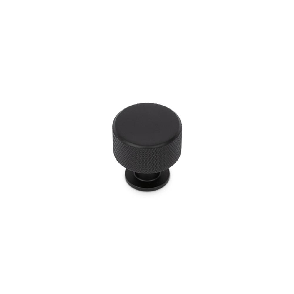 FENDER KNURLED Round Post Knob Cupboard Handle - 28mm diameter - 4 finishes ECF FF13900 - Handle ...