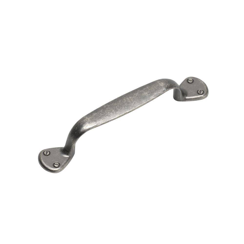 FINSBURY D Cupboard Handle - 96mm h/c size - PEWTER finish ECF FF12396 ...