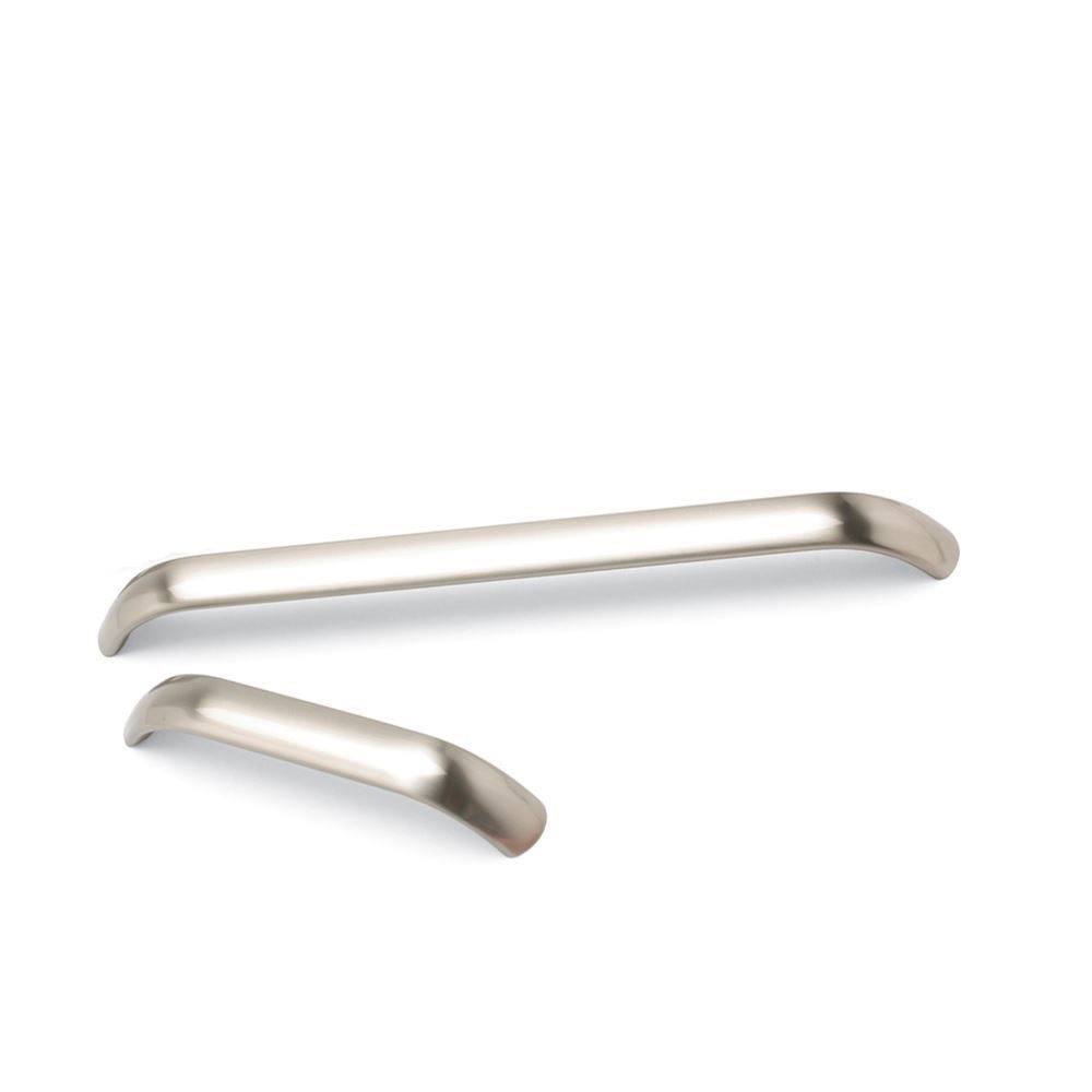 GEMINI Alumimium D Cupboard Handle - 4 sizes - BRUSHED NICKEL finish ...
