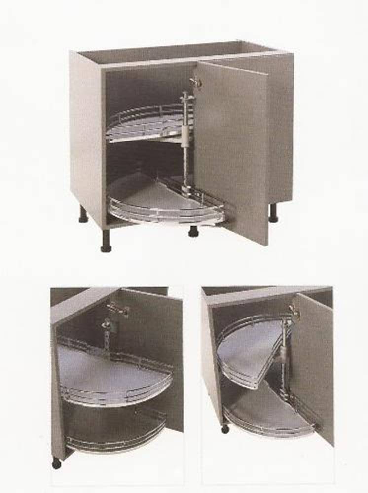 1/2 CAROUSEL SET Innostor Plus - in 2 cabinet widths - 2 finishes ECF IP2/IP4CC290 / IP2 ...