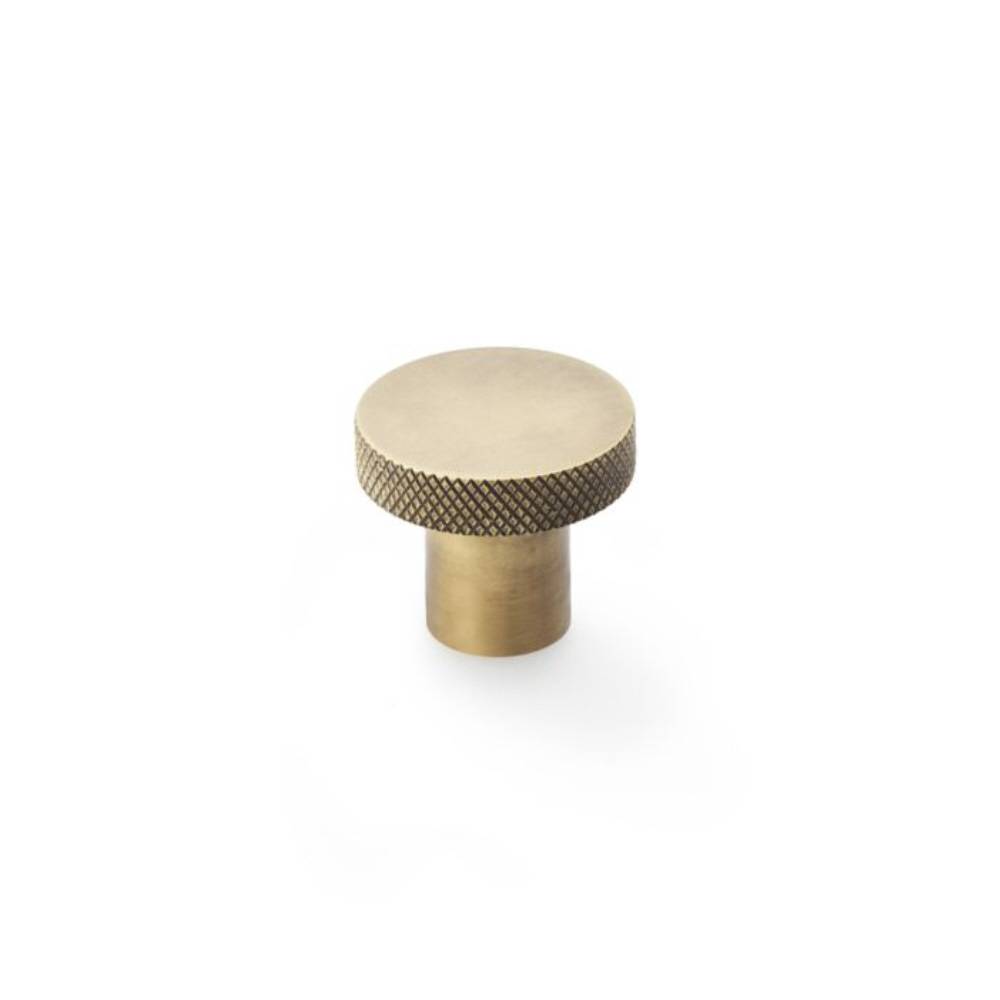 HANOVER KNURLED KNOB Cupboard Handle - 2 diameter sizes - 3 finishes ...