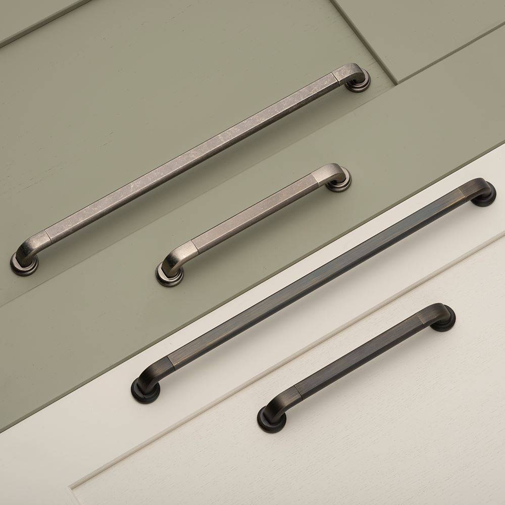 LAMBETH D Cupboard Handle - 2 sizes - 2 finishes ECF FF13020/FF13060 ...