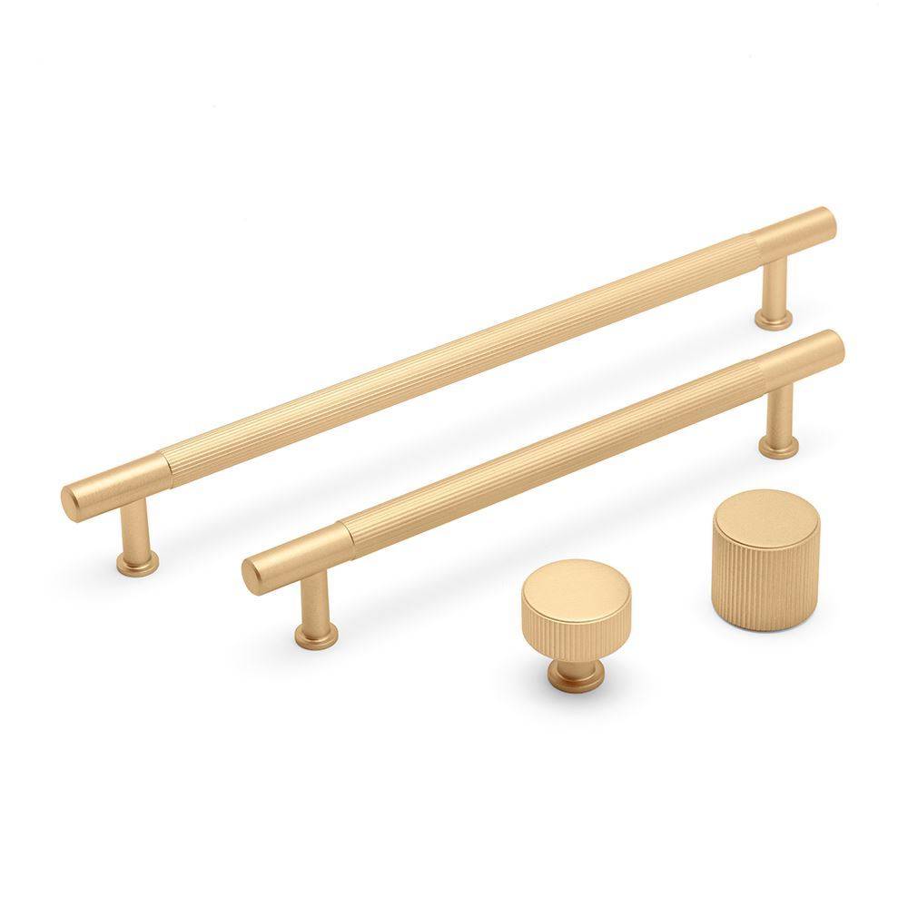 LINEA REEDED T Bar Cupboard Handle - 2 sizes - 4 finishes ECF FF13760 ...