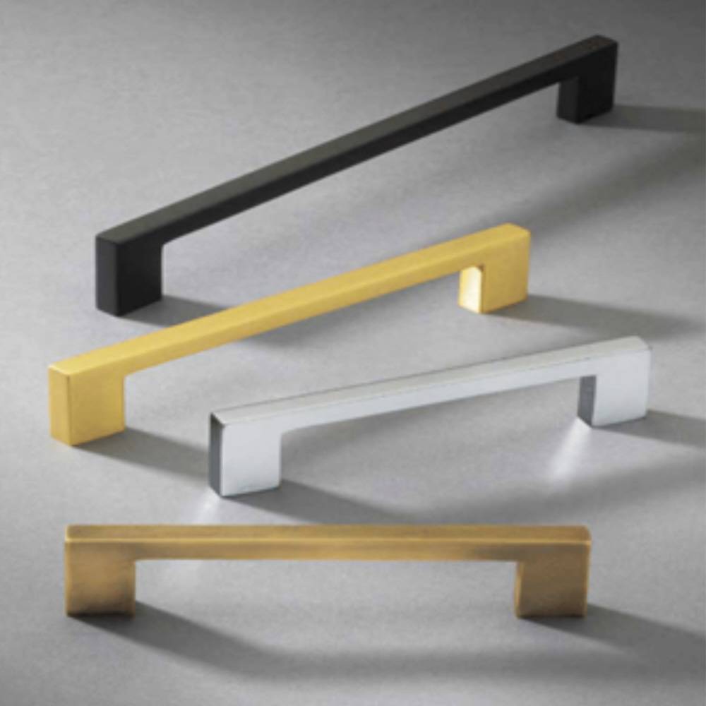 MARCO SLIM SQUARE D Cupboard Handle - 3 sizes - 4 finishes (AW837 ...