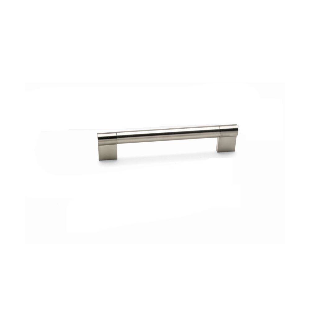 SLIM KEYHOLE Bar Cupboard Handle - 2 sizes - BRUSHED NICKEL finish ECF ...