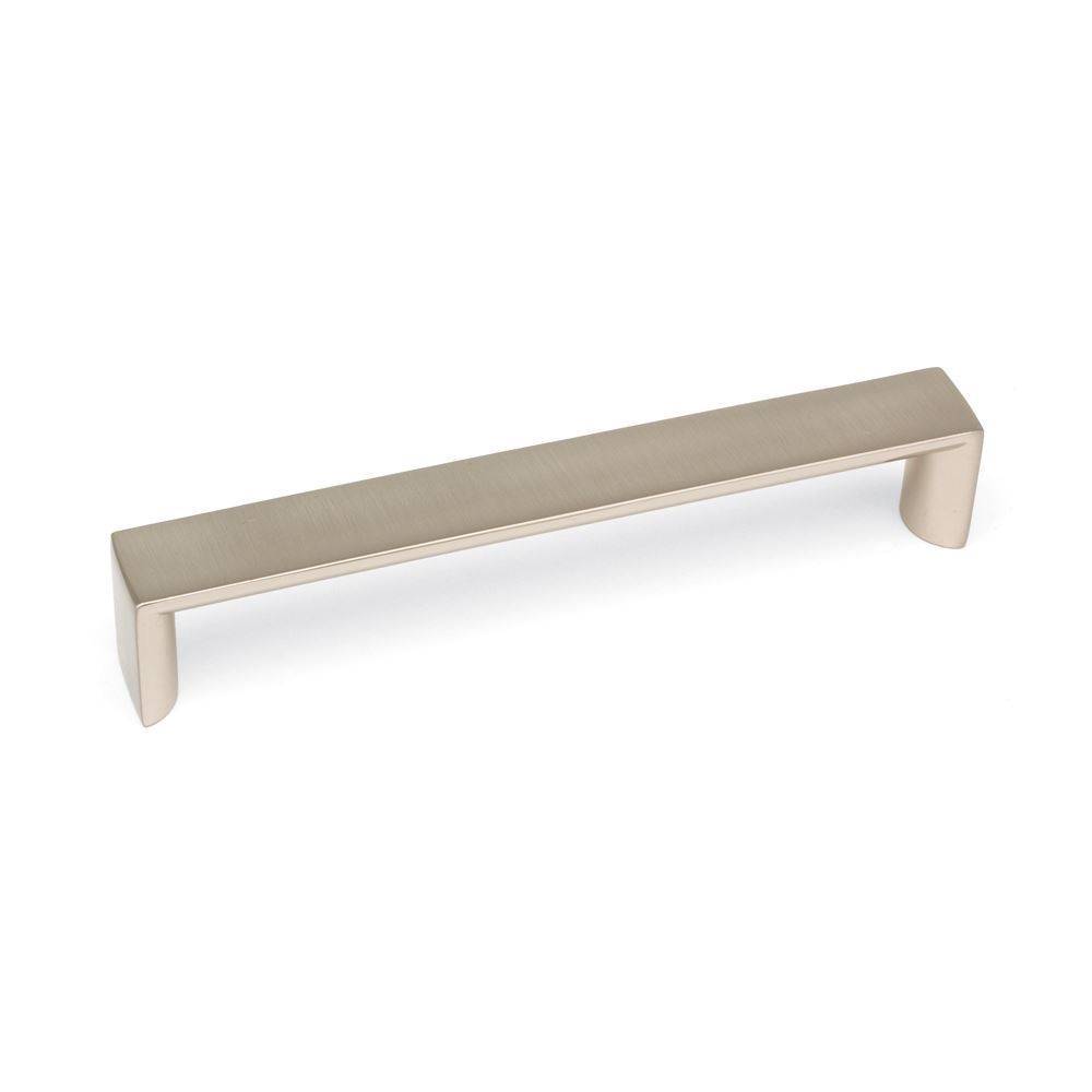 TRAFALGAR SQUARE D Cupboard Handle - 160mm h/c size - BRUSHED NICKEL ...