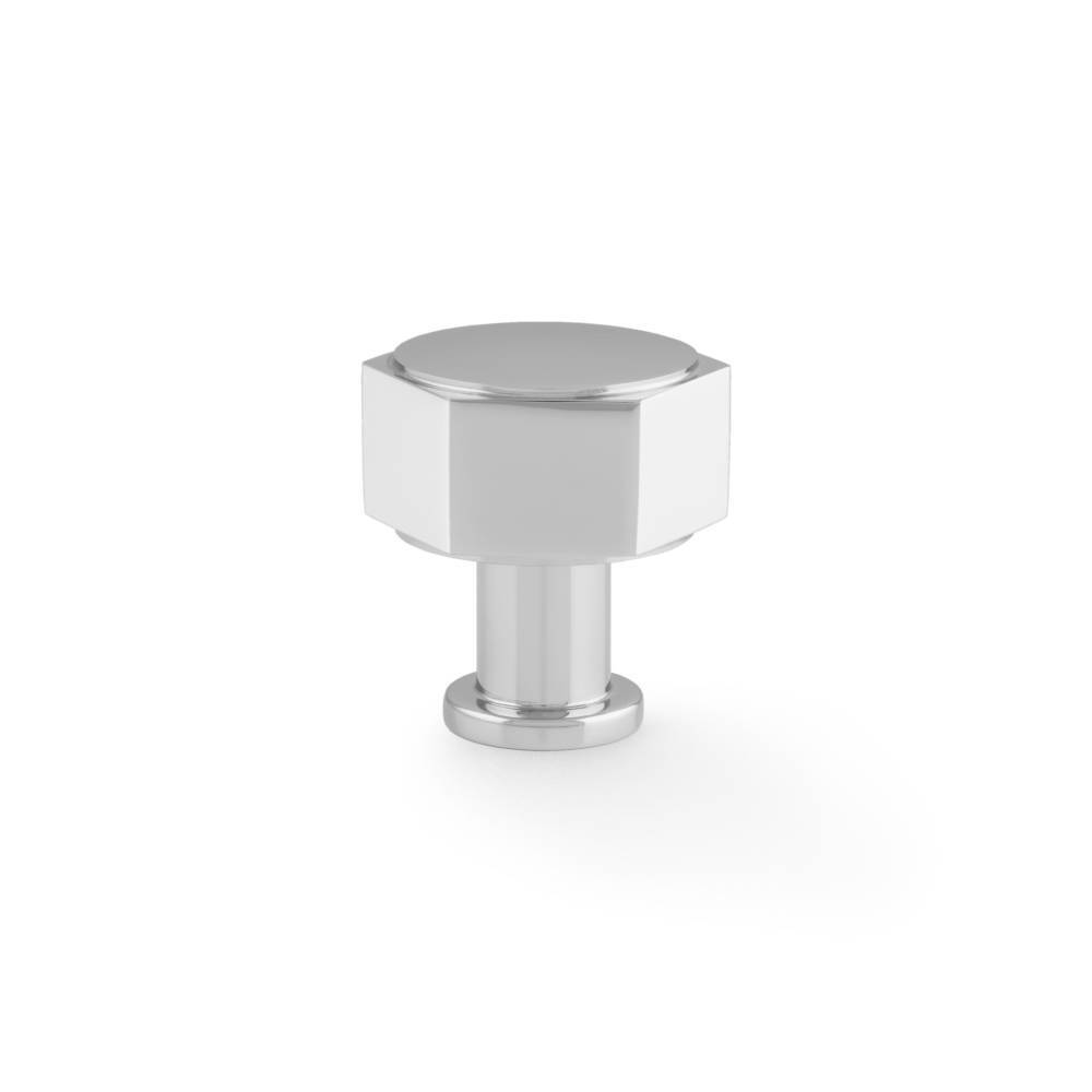 VESPER HEX KNOB Cupboard Handle - 2 diameter sizes - 7 finishes (AW828) - Handle Heaven