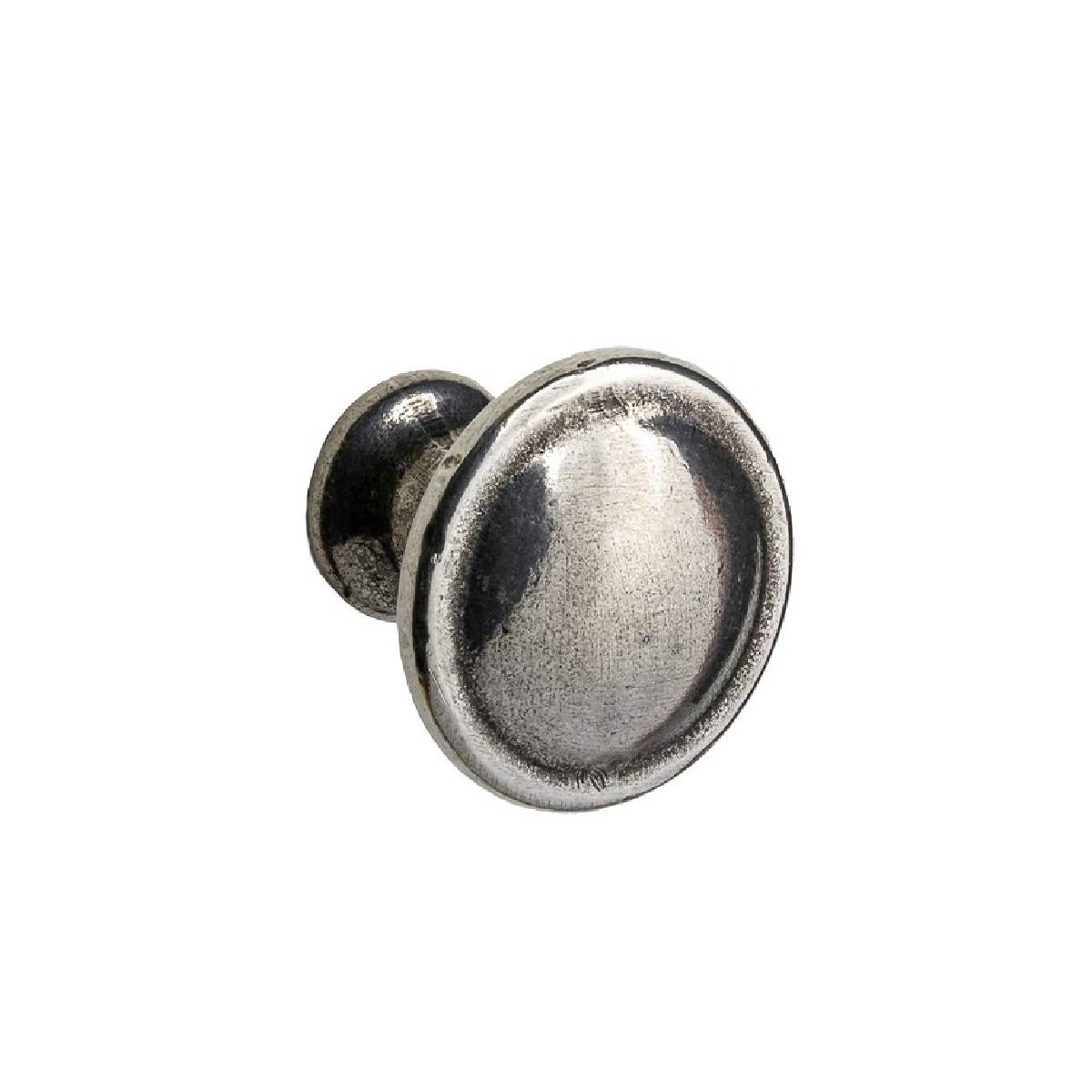 YEAL ROUND KNOB Cupboard Handle - 36mm diameter - ANTIQUE PEWTER finish PWS K113036PE - Handle ...